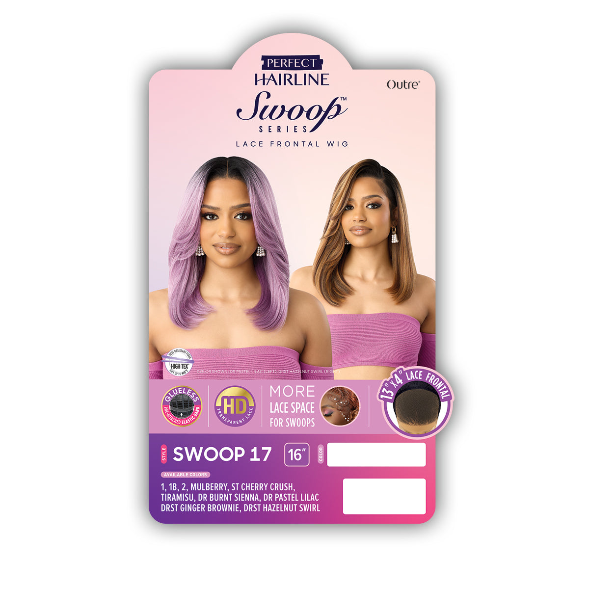 Outre Perfect Hairline Swoop 13x4 Lace Frontal Wig SWOOP 17 :: WigTypes.com