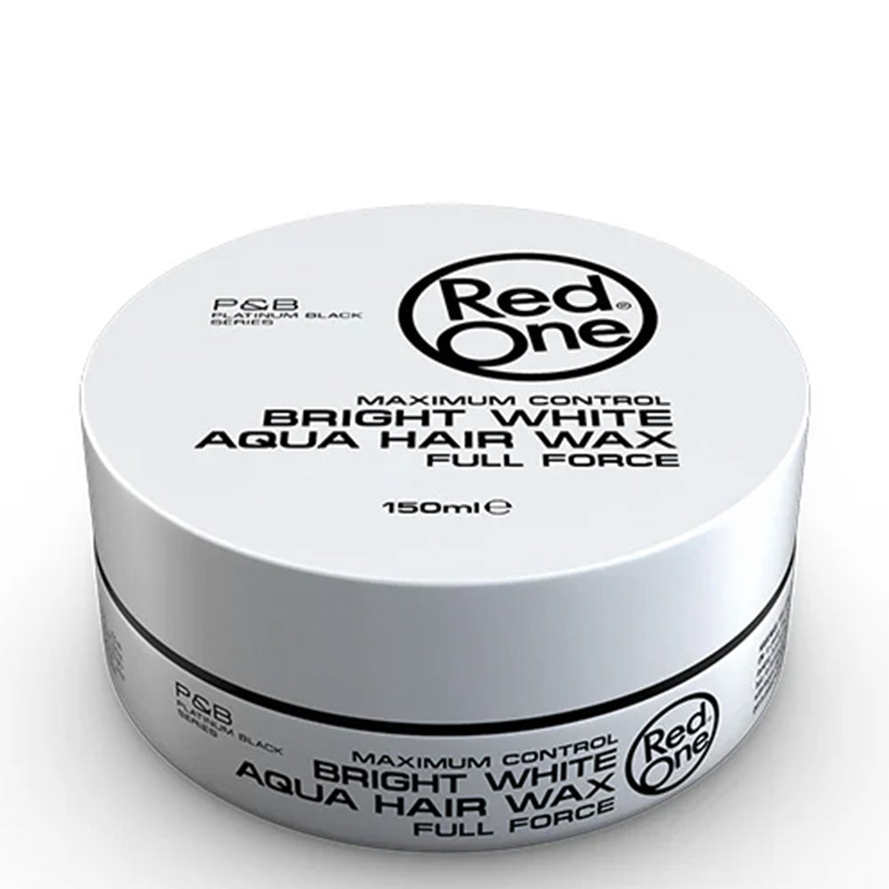 RedOne Bright White Aqua Hair Wax Maximum Control 5oz :: WigTypes.com
