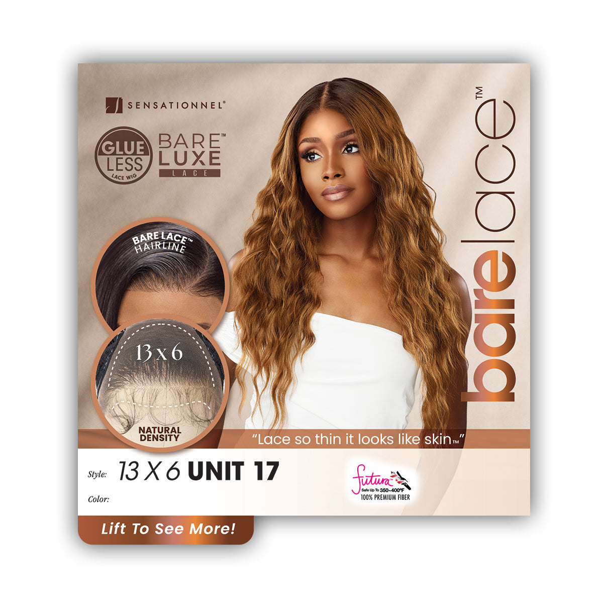 Sensationnel Barelace Lace Wig 13X6 UNIT 17 :: WigTypes.com