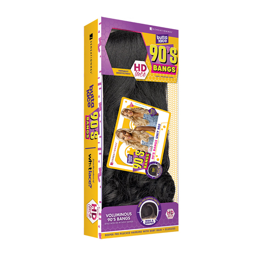 Sensationnel Butta 90s Lace Front Wig 90S BANGS UNIT 902 :: WigTypes.com