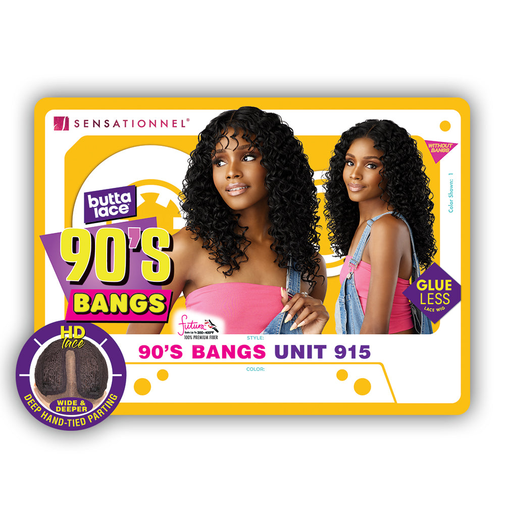 Sensationnel Butta 90s Lace Front Wig 90S BANGS UNIT 915 :: WigTypes.com
