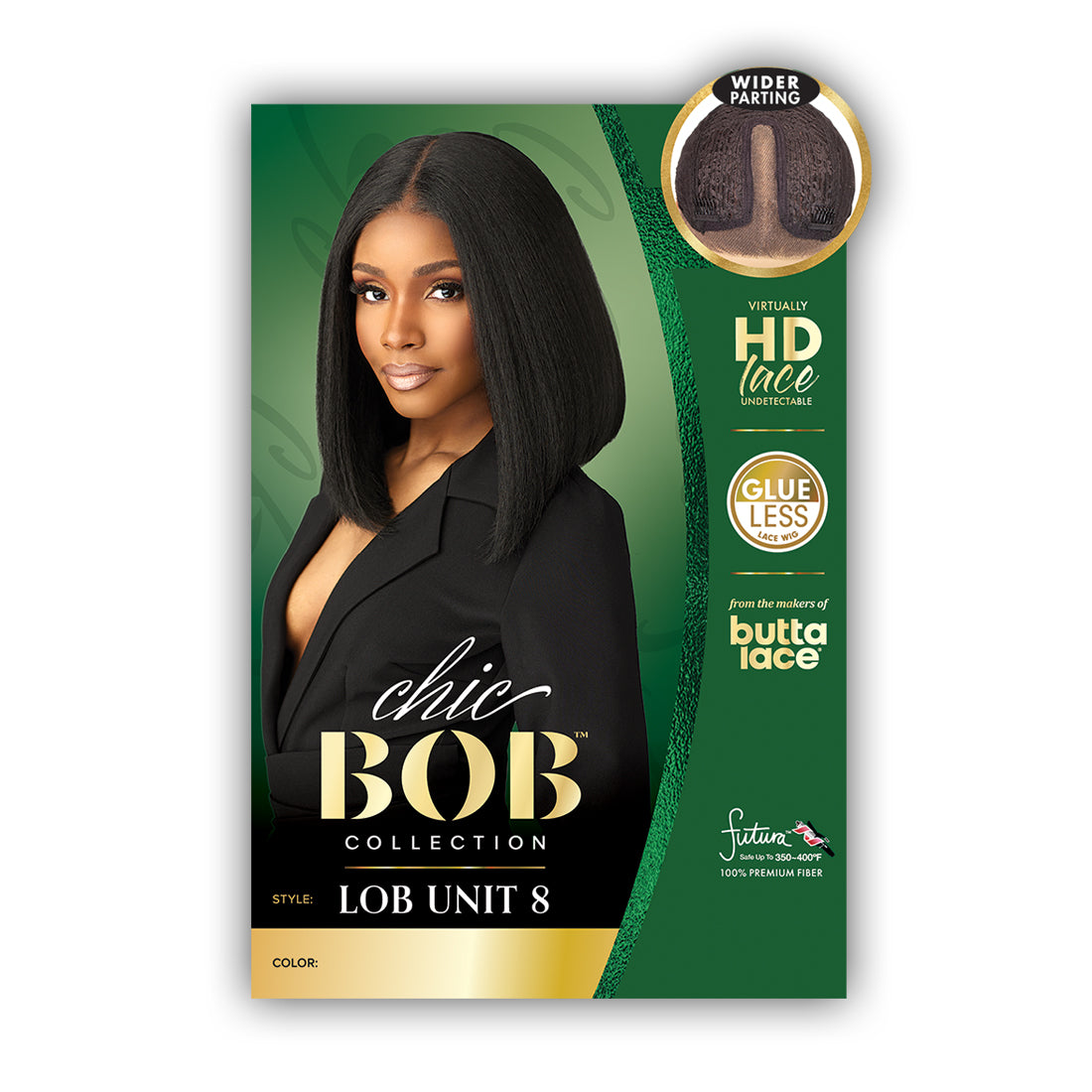 Sensationnel Butta Chic Bob Lace Front Wig LOB UNIT 8 :: WigTypes.com