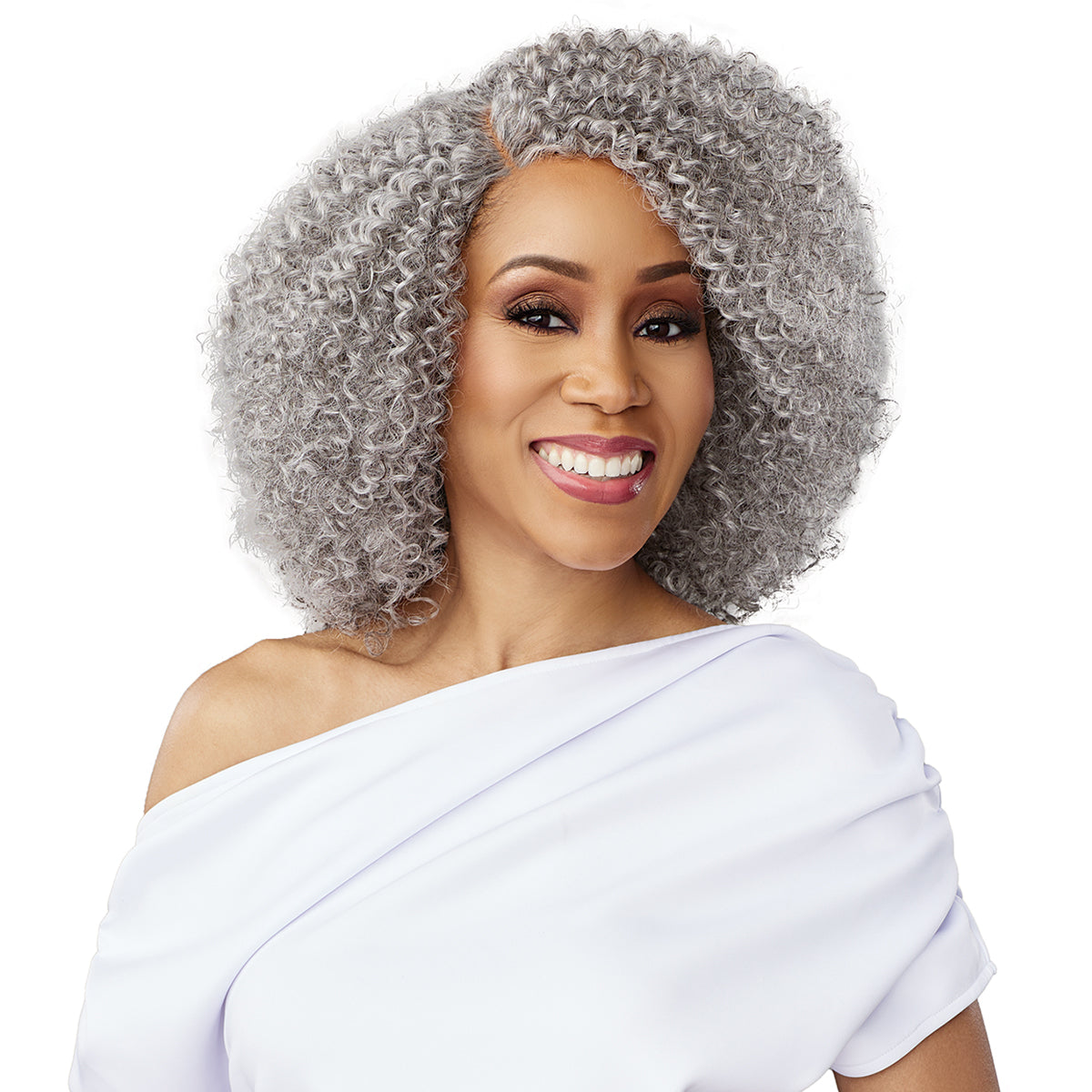 Sensationnel Dashly Salt N Pepper Lace Wig SP LACE UNIT 8 :: WigTypes.com