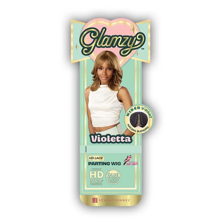 Sensationnel Glamzy Lace Parting Wig VIOLETTA :: WigTypes.com