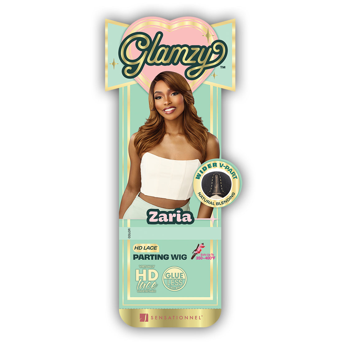 Sensationnel Glamzy Lace Parting Wig ZARIA :: WigTypes.com