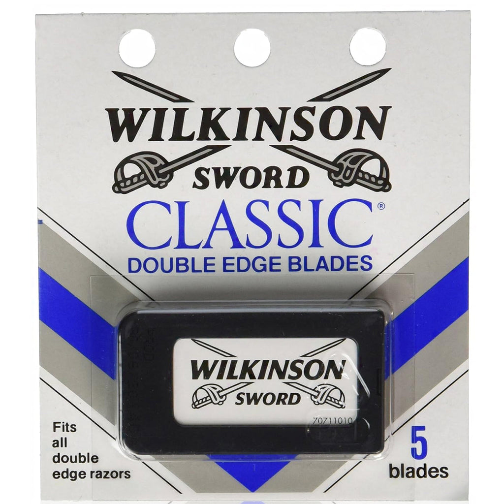 Wilkinson Sword Classic Double Edge Razor Blades - 5 Blades Pack ...