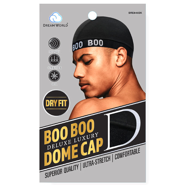 Dream World Dry-Fit Boo Boo Dome Cap #DRE046BK :: WigTypes.com