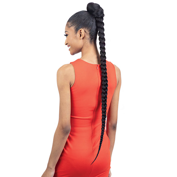 Freetress Equal Drawstring Ponytail PRE STRETCHED BRAIDED PONYTAIL 38 ...