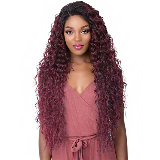 Human Hair Blend Frontal Lace Wigs:360 Lace :: WigTypes.com