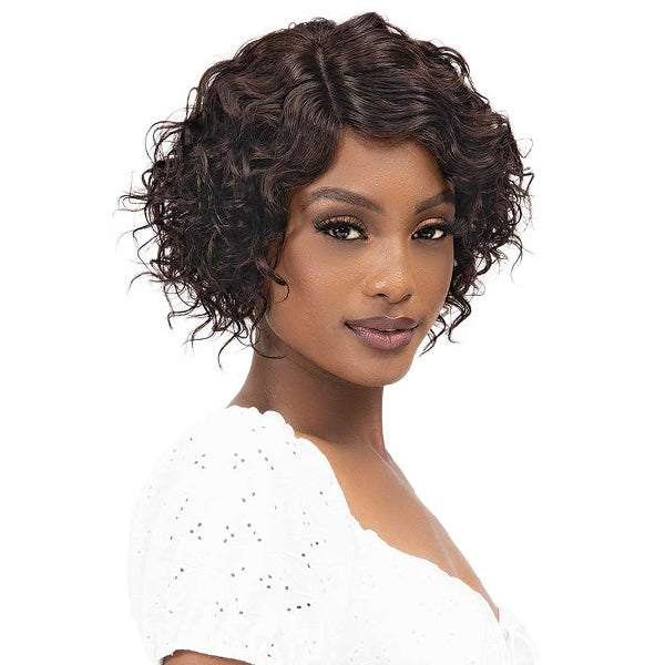 Janet Collection Natural Virgin Remy Human Hair Deep Part Wig DELILAH ...