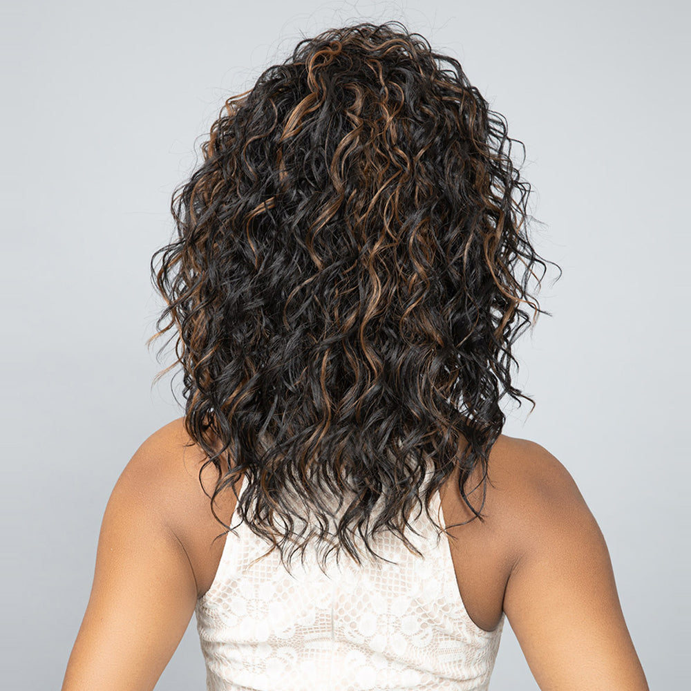 Janet Collection Remy illusion Human Hair Blend Half Wig - KOBE ...