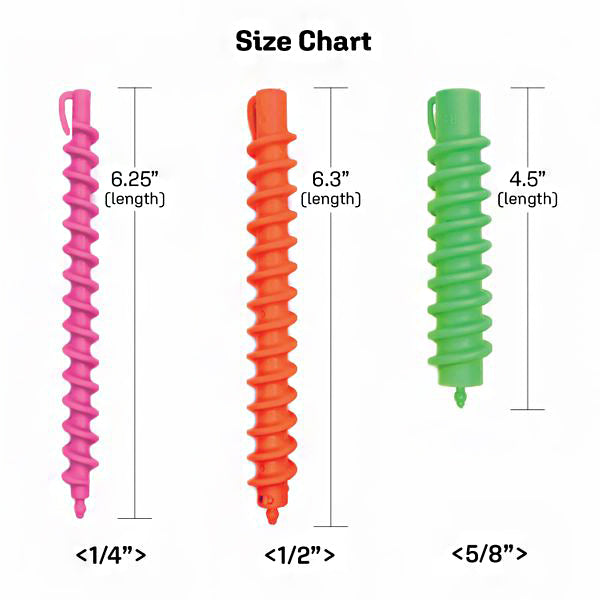 Magic Collection #SR3 5/8" Precious Curl Spiral Rods 48pcs :: WigTypes.com