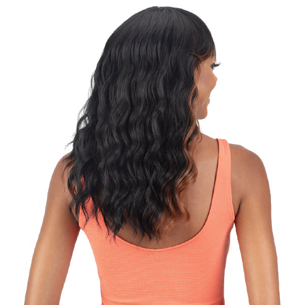 Mayde Beauty Human Hair Blend Mocha Wig - HONEY :: WigTypes.com