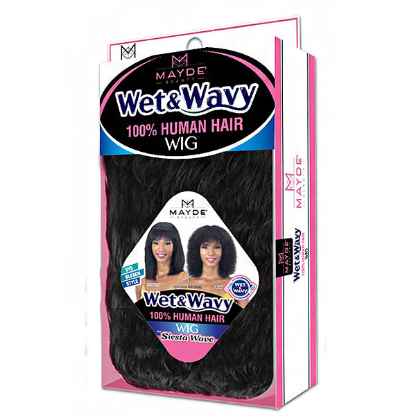 Mayde Beauty 100% Human Hair Wet & Wavy Wig - SIESTA WAVE :: WigTypes.com