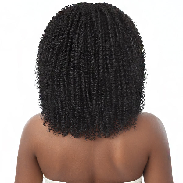 Outre Human Hair Premium Blend U Part Cap Leave Out Wig - COILY FRO 14 ...