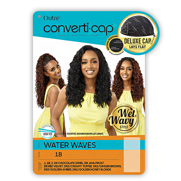 Outre Converti Cap Synthetic Hair Wig - WATER WAVES :: WigTypes.com