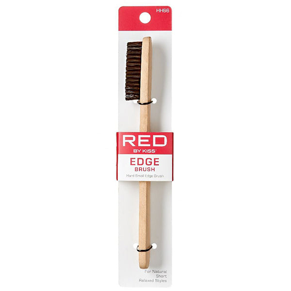 Red by Kiss BSH24(HH66) Professional Hard Small Edge Brush :: WigTypes.com