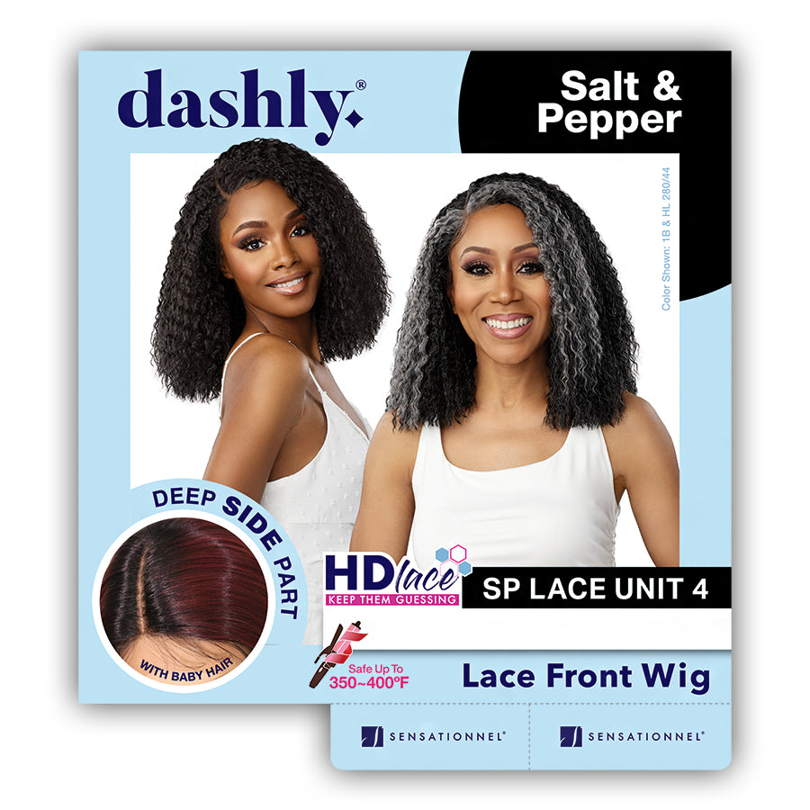 Sensationnel Dashly Salt N Pepper HD Lace Wig SP LACE UNIT 4 ...