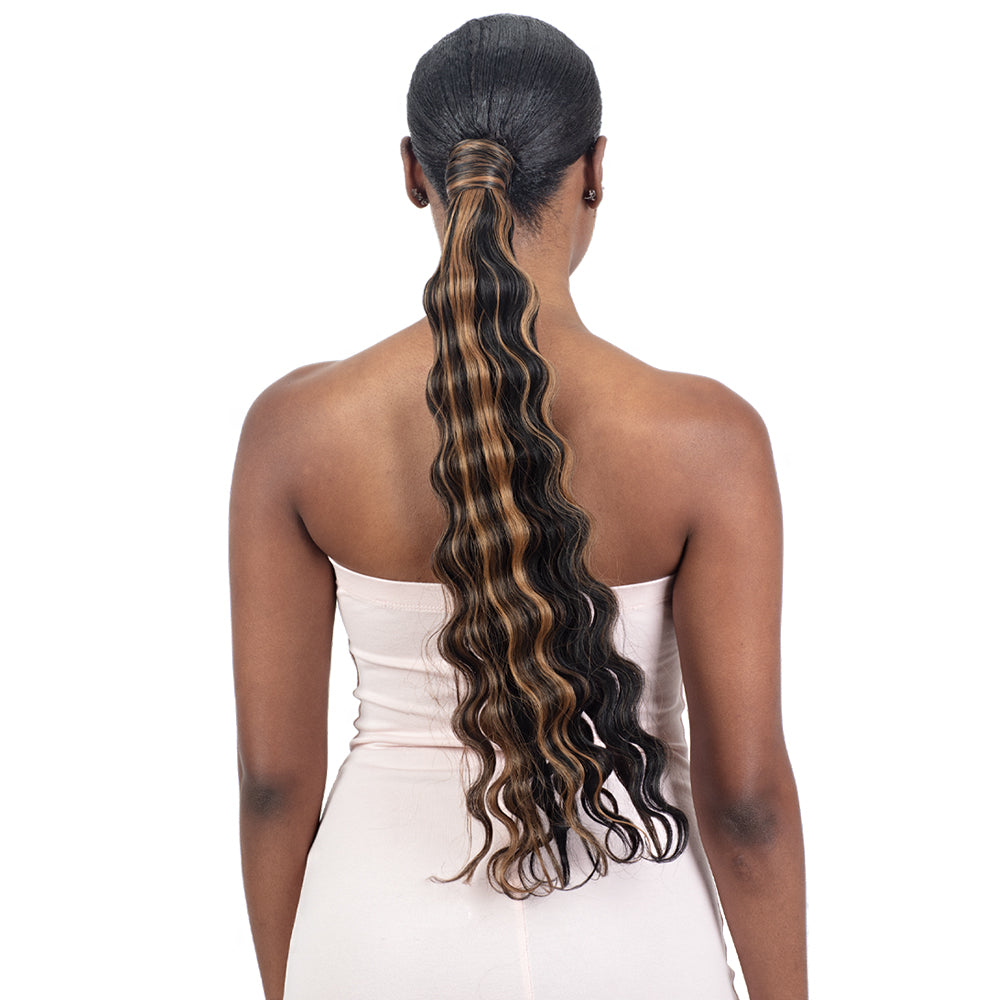 Organique Pony Pro Mastermix Pony Wrap - WAVY CRIMP CURL 22 :: WigTypes.com
